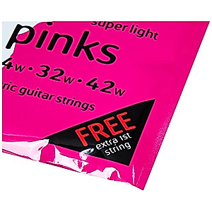 Rotosound Roto Pinks Super Light Electric Guitar Strings