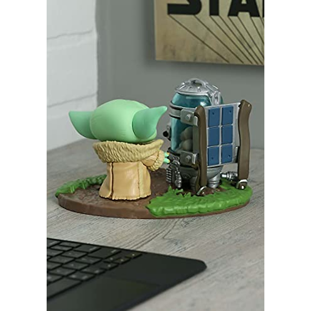 Funko POP Deluxe Star Wars: The Mandalorian - The Child with Canister, Multicolor, Standard