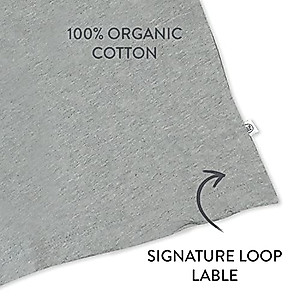 HonestBaby unisex baby Organic Cotton Short Sleeve T-shirt Multi-packs infant and toddler t shirts, 10-pack Rainbow Boy, 2T US