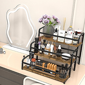 Coffee Syrup Organizer 3-Tier, 12 Bottles Capacity Syrup Rack for Coffee Bar Station, Wine Rack for Countertop, Tiered Spice Racks for Cabinet, Bottle Display Shelf Magnetic one-Step Installation