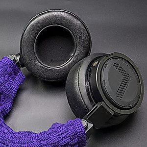 Voarmaks Replacement Ear Pads Foam Cushion Compatible with Philips A5-PROI A5 PROI A5PRO A5-PRO Headphones Thicken Earmuff Earphone Sleeve Headset (Sheepskin Leather)