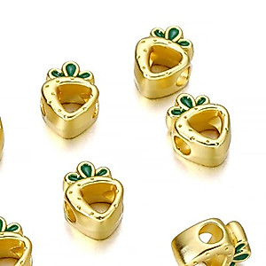 15pcs 2mm Mixed Zinc Alloy Pore Beads Loose Spacer Beads Metal Beads for Jewelry Making DIY Loose Beads