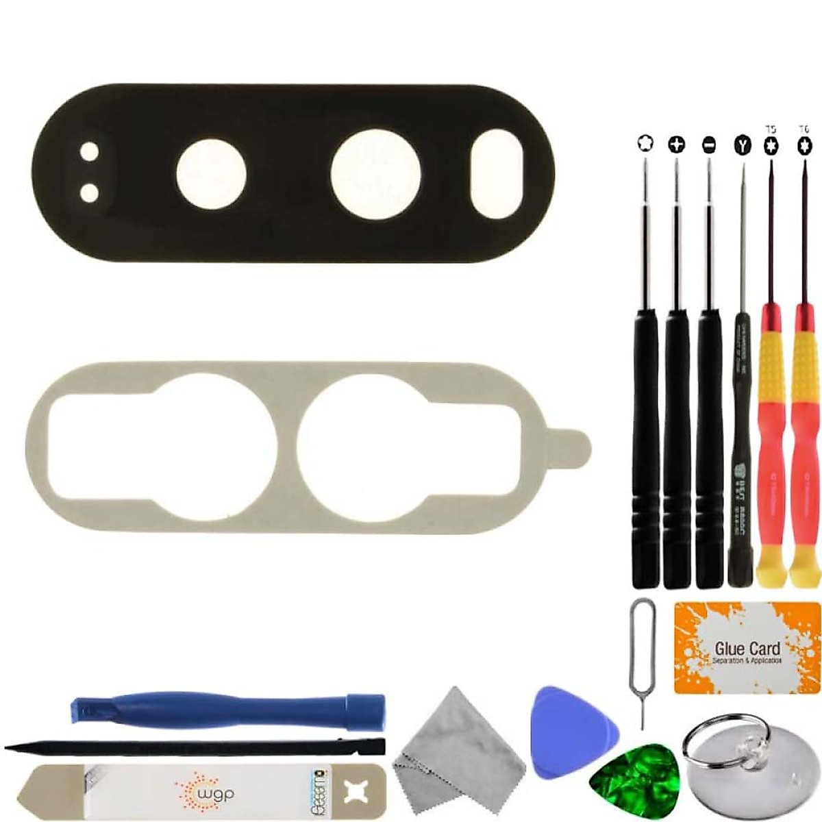 Glass Camera Lens (Back) for LG V20 (Black) with Tool Kit