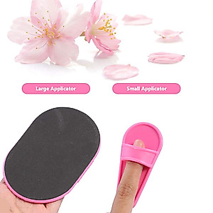 Hair Remover Buffer Pads, Hair Removal Exfoliating Pad Smooth Legs Skin Painless Scrub Depilatory Sanding Tool Set Smooth Away Replacement Pads for Body Physical Hair Removal Tool