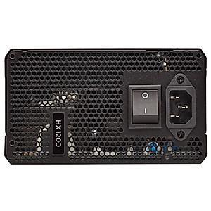 Corsair CP-9020140-UK HX1200 1200 W 80+ Platinum Fully Modular Power Supply Unit - Black