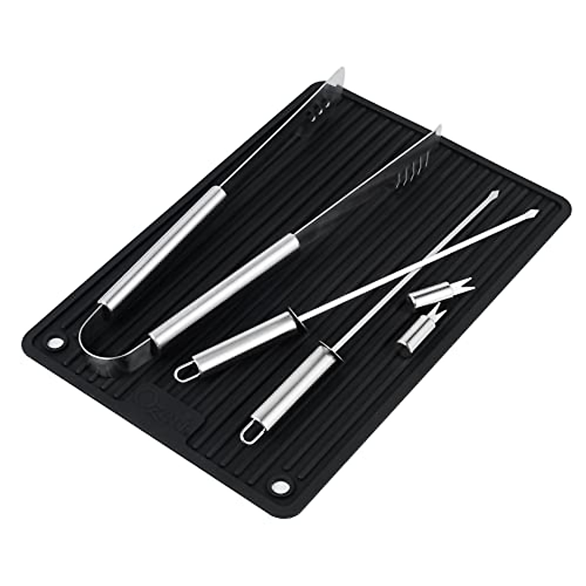 Ozeri BBQ and Grill Utensil Holder Mat Set