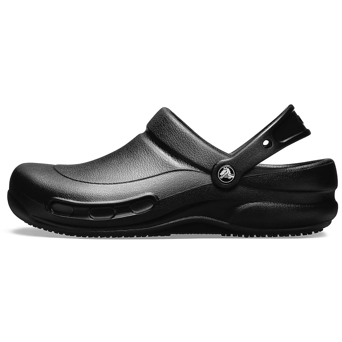 Crocs Unisex-Adult Bistro Clog, Slip Resistant Work Shoe, Black, 16 Women/14 Men