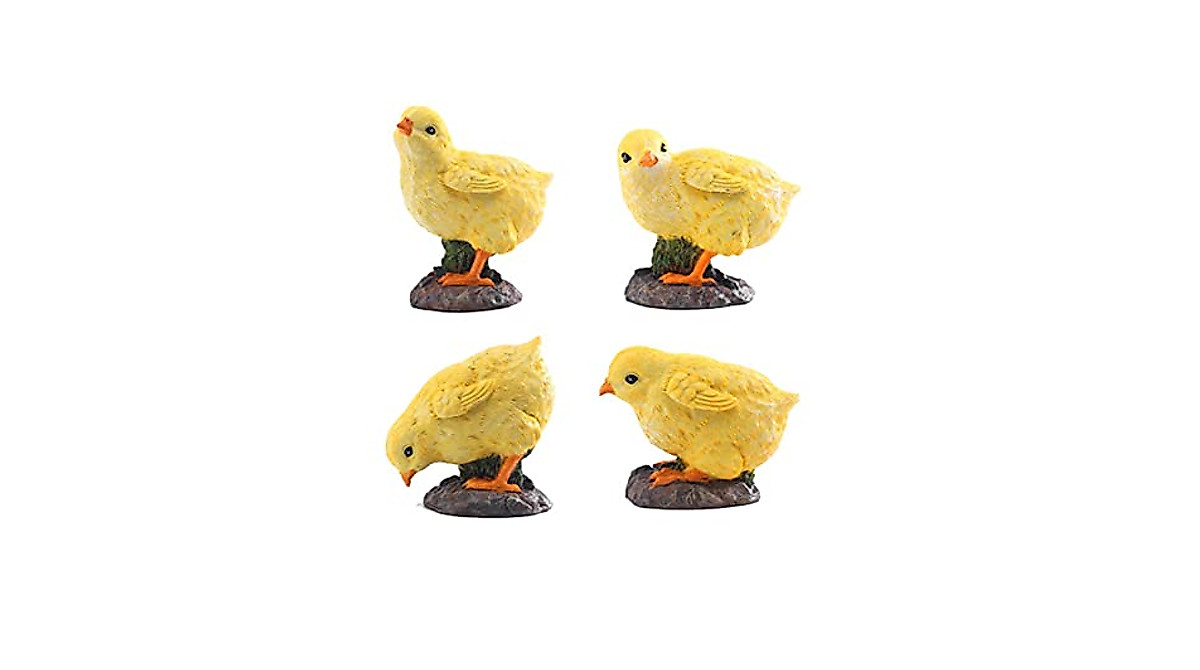Charming Resin Farm Animal Figurines for Your Garden