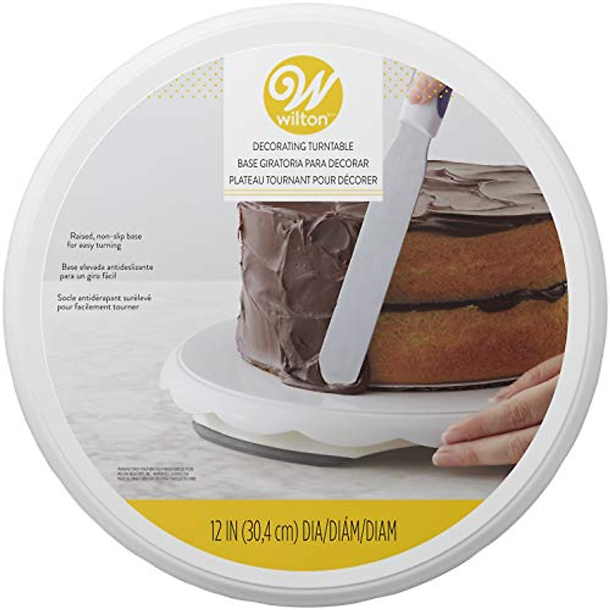Wilton Cake Decorating Turntable, White, 30.48 x 30.48 x 3.3 cm