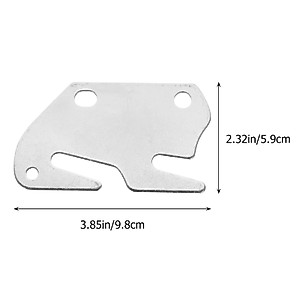 SOLUSTRE 2Pcs Bed Frame Brackets Adapter Headboard Bracket Bed Rail Fitting Bracket Headboard Attachment Bracket Furniture Connector