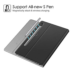 Fintie Keyboard Case for Samsung Galaxy Tab S6 10.5" 2019 (Model SM-T860/T865/T867), [Supports S Pen Wireless Charging] Slim Cover w/Detachable Wireless Bluetooth Keyboard, Black