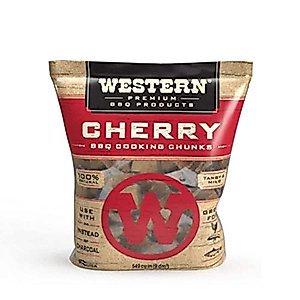 Western BBQ 28081 Smoking Pellet Wood Burning Grill Cooking Chunks, Cherry
