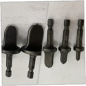 WOONEKY 5pcs Copper Pipe Expander Flaring Tool Black Hose Air Conditioner Hose Copper Pipe Swaging Accessories Air Conditioner Copper Pipe Expander Copper Pipe Swaging Tool Tubing Forging