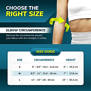 BraceAbility Elbow Stabilizer Brace | Elbow Immobilizer Splint & Arm Straightener for Sleeping at Night to Treat Inflammation, Injuries, Fractures, Cubital Tunnel & Ulnar Nerve Pain (Medium)