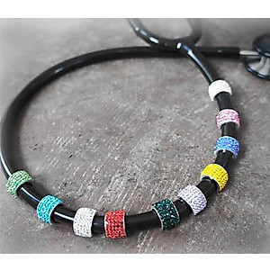 Stethoscope Charm"Bling Your Steth!" - Color:" Cherry"