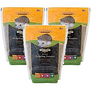 Sun Seed Company Vita Exotics Hedgehog Formula 25oz (Pack of 3)