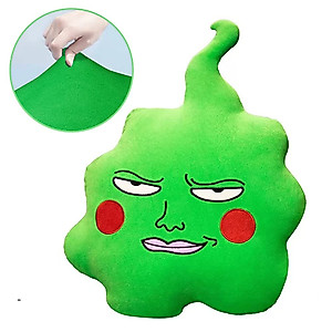 Douzeur 17.55 in Mob Psycho 100-Arataka Plush Green Dimple Elf Pillow Plush Toys Around as Festival Gift Accompany Children