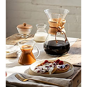 Chemex Pour-Over Glass Coffeemaker - Classic Series - 6-Cup - Exclusive Packaging