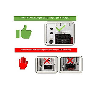 Xtenzi Car Radio Wire Harness Compatible with Boss CD DVD Navigation in-Dash - XT91071