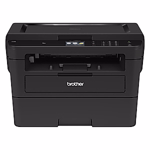 Brother Compact Monochrome Laser Wireless All-in-One Printer HL-L2395DW, Flatbed Copy & Scan, Auto Duplex Printing, 2.7" Color LCD touchscreen Display, 36 ppm, Cloud-Based Printing & Scanning+GM Cable