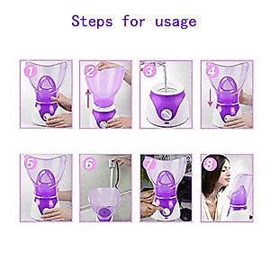 Facial Steamer Hot Mist Face Steamer Home Sauna Face Humidifier for Face Steaming Skincare。
