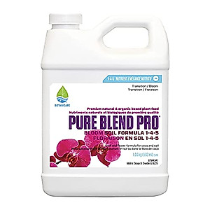Botanicare Pure Blend Pro Bloom Soil, Nutrient for Fruit and Flowers, 1-4-5, 1 qt.