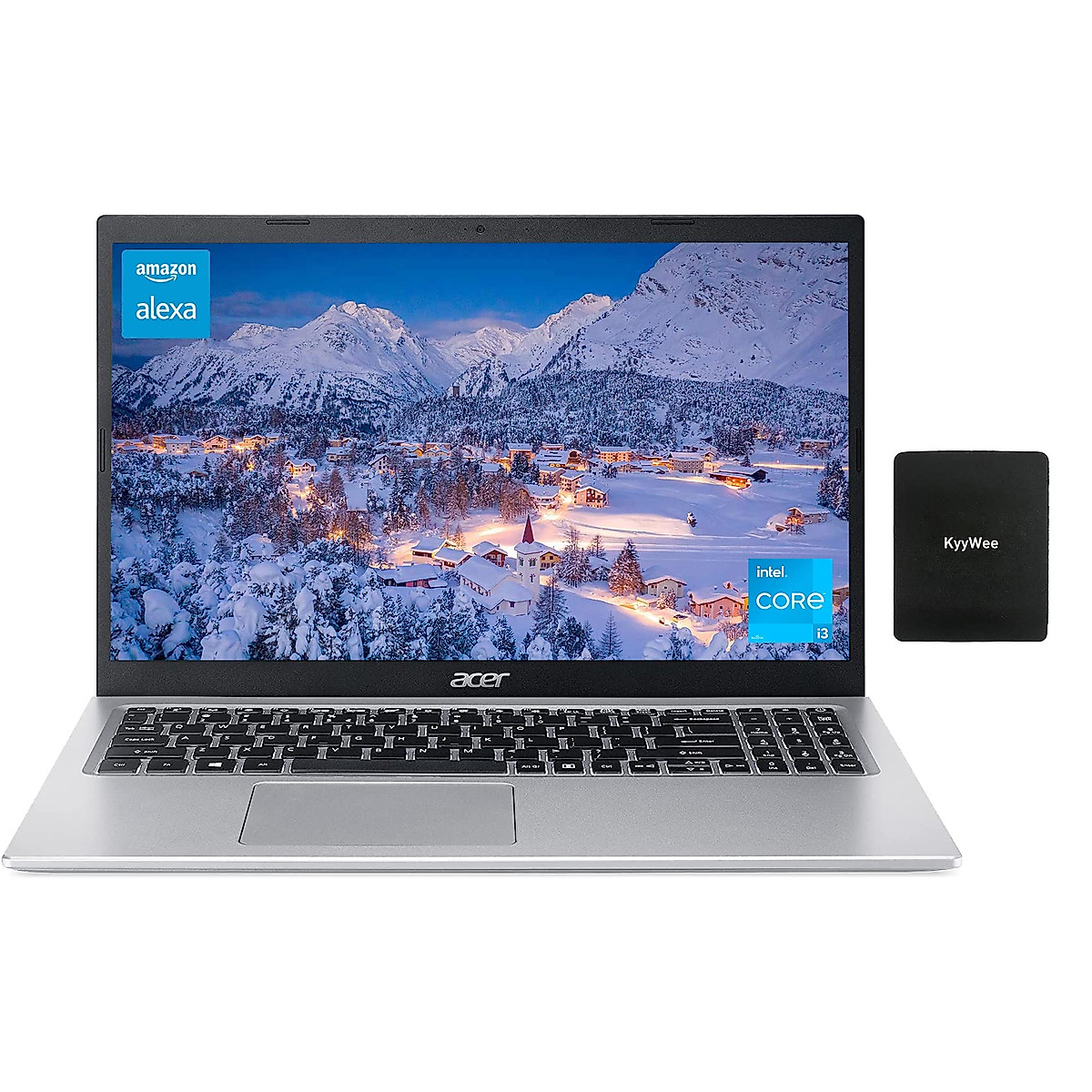 acer Aspire 5 Slim 15.6" FHD IPS Laptop 2023 Newest, Intel Core i3-1115G4, 12GB RAM 512GB NVMe SSD, Wi-Fi 6, HDMI, USB A&C, Ethernet RJ-45, Webcam, Windows 11 S, w/Mousepad