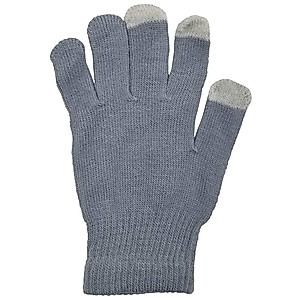 Winter Magic Gloves, 12 Pairs Stretchy Warm Knit Bulk Pack Mens Womens