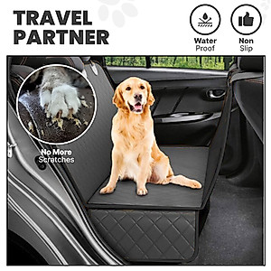 **Fire Sale!** Backyardpet Dog car seat Cover for Back seat, 100% Waterproof, Scratchproof, Nonslip Dog Hammock and Pet seat Covers Backseat, Travel Back seat Cover for Dogs for Cars