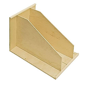 Maple Wood 10-1/4 Inch Wide Vertical Tray Divider Organizer with 3 Sections for 12 Inch Cabinets (1)