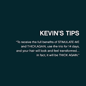 KEVIN.MURPHY THICK.AGAIN - Hair Treatment for Men - For Fine or Thinning Hair - Hair Thickening - Heat Protection - Thickness for Body & Bounce - 100 mL / 3.4 fl oz