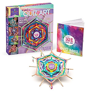 Craft-tastic – All About Me Quiz Art – Craft Kit – Answer Fun Questions to Make a Personalized Piece of Art – Ages 8+