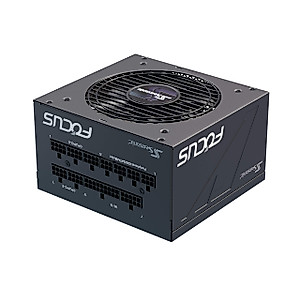 Seasonic FOCUS GX-750 - 750W - 80+ Gold - Full-Modular - ATX Form Factor - Low Noise - Premium Japanese Capacitor - 10 Year Warranty - Nvidia RTX 30/40 Super & AMD GPU Compatible (Ref. SSR-750FX)