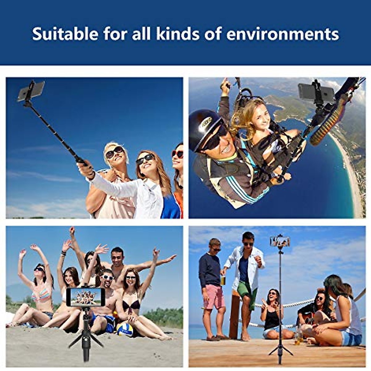 Selfie Stick, Professional Selfie Stick Tripod, 40-inch Extendable Selfie Stick with Wireless Remote and Tripod Stand for iPhone 14 13 12 11 pro Xs Max Xr X 8 7 6 Plus, Android Samsung Smartphone