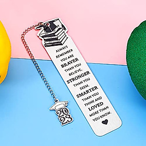 Class of 2023 Bookmark Gifts for Women Men 2023 Graduation Senior High School College Students Phd Master Nurse Medical Grad Graduate Gift for Daughter Son Teen Boys Girls Inspirational Present