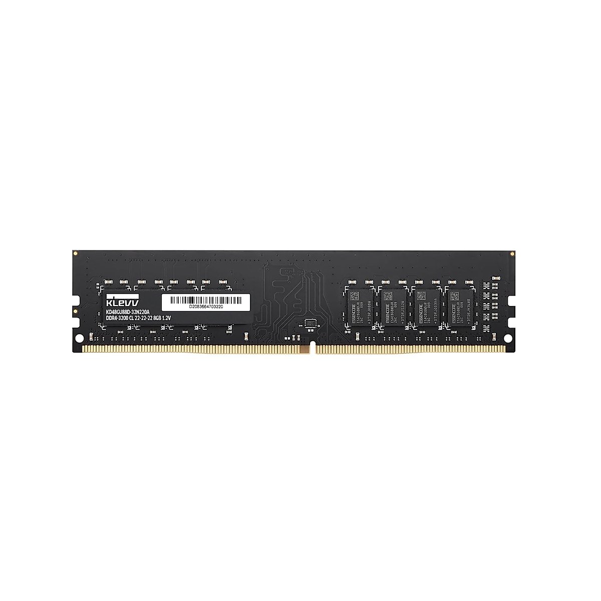 KLEVV DDR4 8GB (1x8GB) 3200MHz CL22 1.2V UDIMM Desktop Ram Memory SK Hynix Chip (KD48GU880-32N220A)