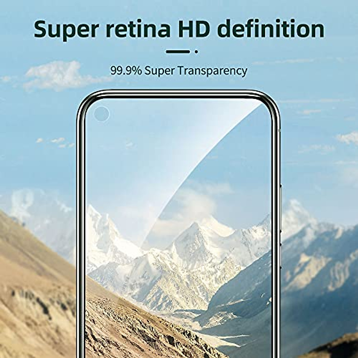 NEW'C Pack of 3, Glass Screen Protector for Google Pixel 5 5G, Anti-Scratch, Anti-Fingerprints, Bubble-Free, 9H Hardness, 0.33mm Ultra Transparent, Ultra Resistant Tempered Glass