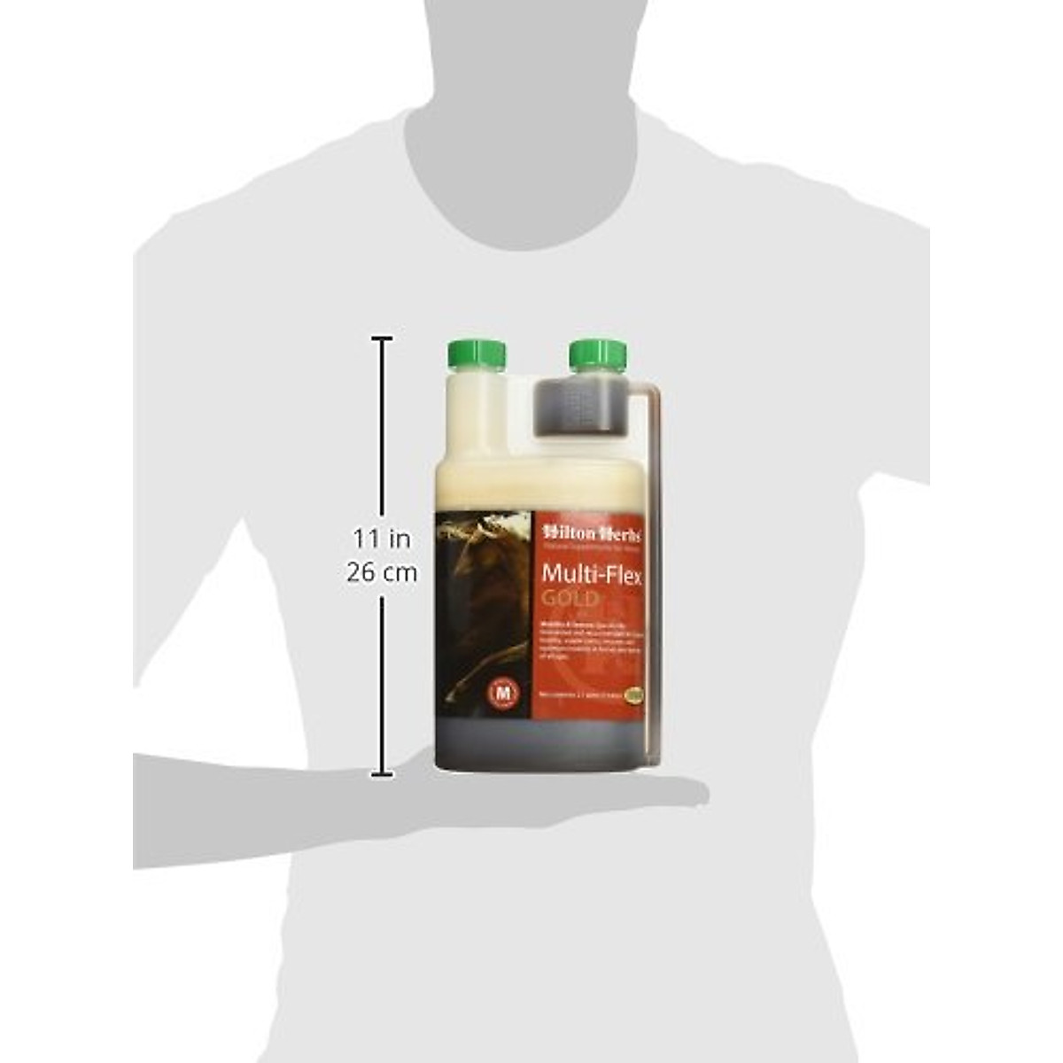 Hilton Herbs Multiflex Gold Liquid Joint & Muscle Supplement for Horses, 2.1pt Bottle