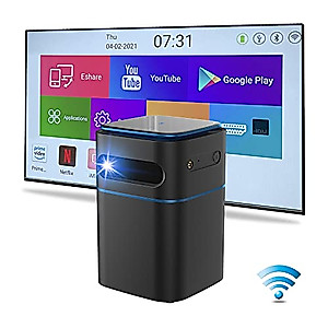 DLP 120 ANSI Lumens Pico Led Digital Business Home Use Wireless Android Beamer HD Smart WiFi Video Portable 4K Mini Projector