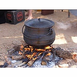 Cuisiland 8.6QT Pre-seasoned Cast Iron Potjie pot