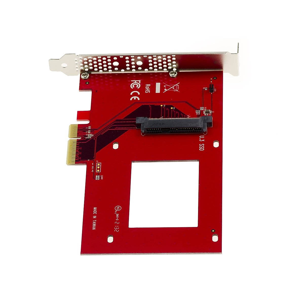 KALEA-INFORMATIQUE PCIe 4X Type 4.0 Controller Board for PCIe NVMe U.3 SSD with U3 Interface SFF-TA-1001 SFF-8639