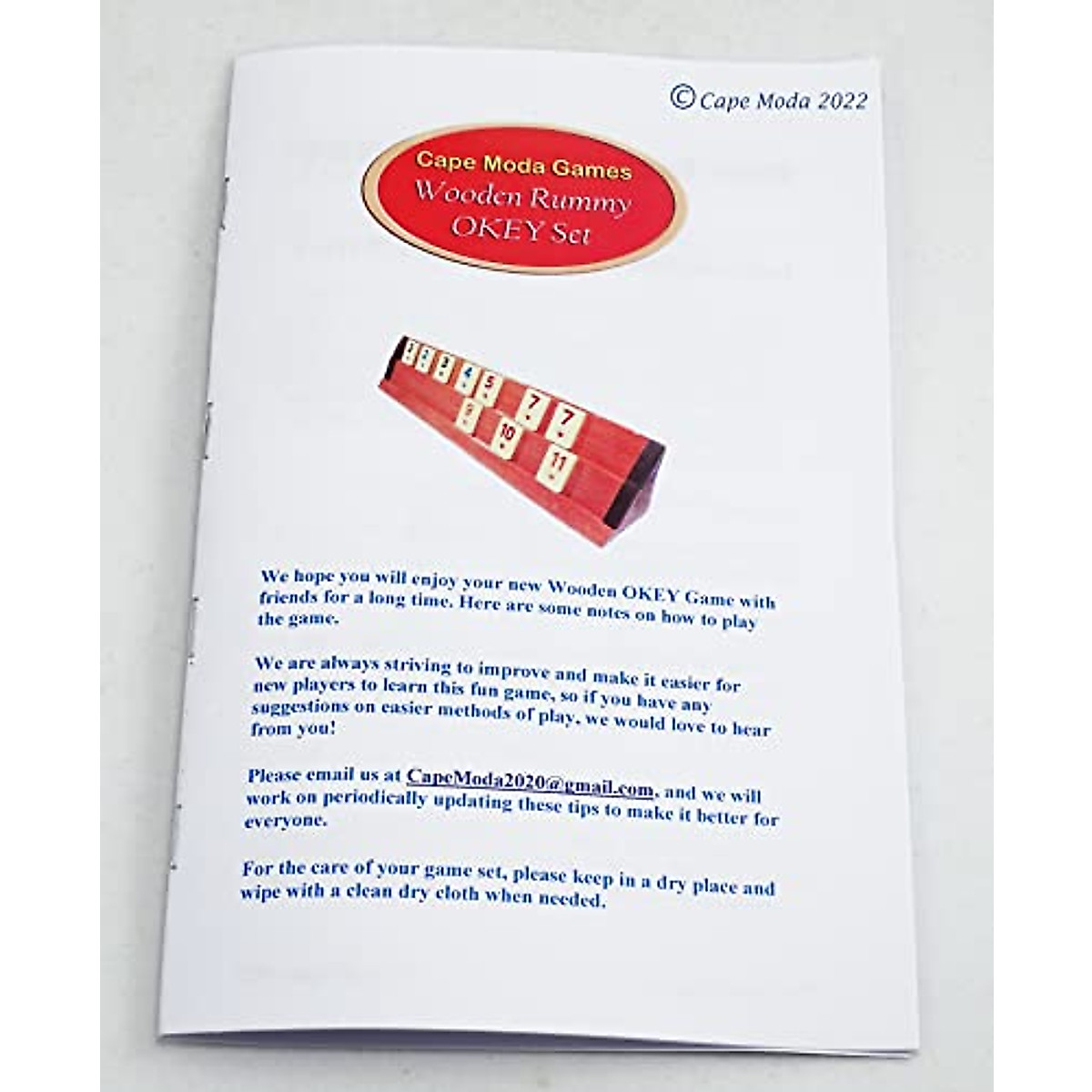 Cape Moda Large Turkish Plastic Rummy Okey Set Bundle, Classic Turkish Design Made in Istanbul, and Inspected by Cape Moda in Albany NY (Plastic Rummy Set, Large)