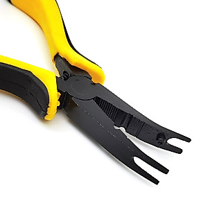 KIRO&SEEU Ball Link Plier RC Helicopter Plane Tool Ball Link Clamp Plier for RC Vehicles Curved Tip Bent Head Airplane Car Trex 450