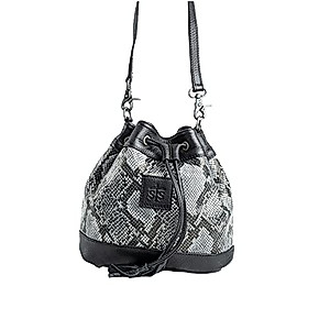 STS Ranchwear Women's Casual Everyday Multifunctional Santana Collection Bucket Bag with Adjustable Strap, Gray