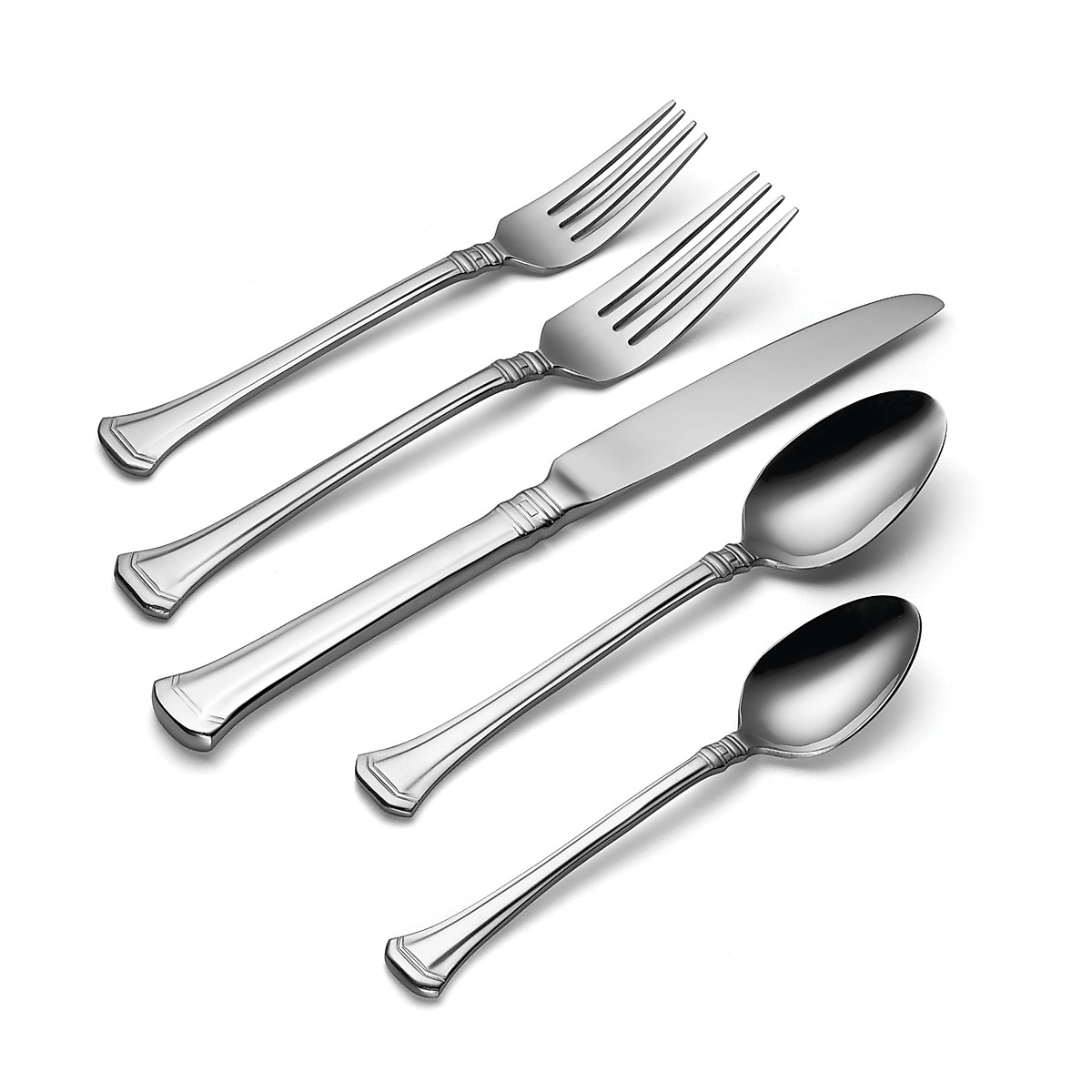Oneida Apollonia 45-Piece Flatware Set, Service for 8