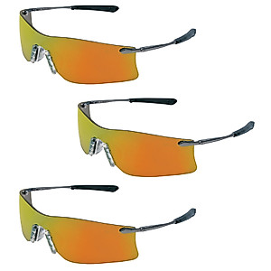 R3 Safety 135-T411R Rubicon Protective Eyewear, Fire Lens