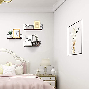 CRUGLA Floating Shelves Wall Mounted Set of 6 Packs