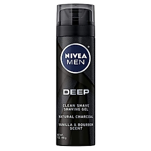Nivea Men Deep Clean Shave Gel 7 Ounce (Pack of 3)