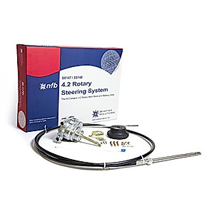 Dometic SeaStar NFB (No Feedback) Rotary Steering Kit with Single Cable, SS14716, 16ft.