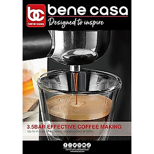 Bene Casa BC-99189 Espresso Maker, 4-Cup
